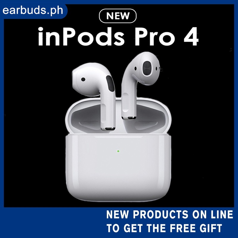 Pro 4 Smart Touch Noise Reduction Wireless Earphones with Mic HiFi ...