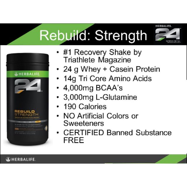 Herbalife 24 Rebuild Strength Nutrition Facts | Besto Blog