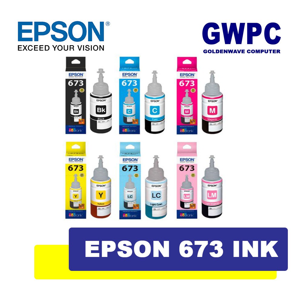 Epson 673 Genuine Ink bottle | Shopee Philippines