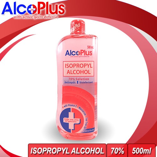 Alcoplus Isopropyl 70% Alcohol 500ml | Shopee Philippines