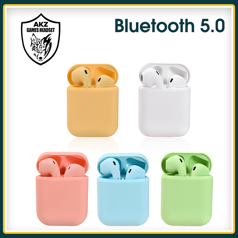 AKZ 6 Colors TWS Bluetooth inPodTouch Earphones Key Wireless Headphone ...