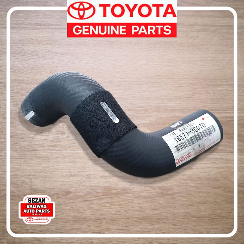 ORIGINAL TOYOTA RADIATOR HOSE INLET HIACE 2005-PRESENT 16571-30070 ...