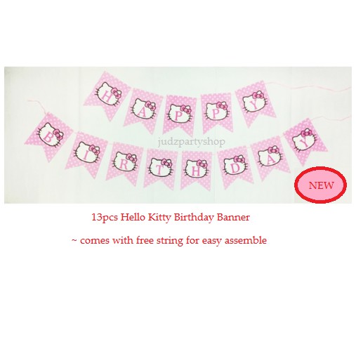 Hello Kitty Name Banner