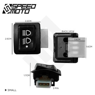 SPEEDMOTO HONDA TRI SWITCH TRI WAY SWITCH AND HI/LOW LIGHT SWITCH SMALL ...