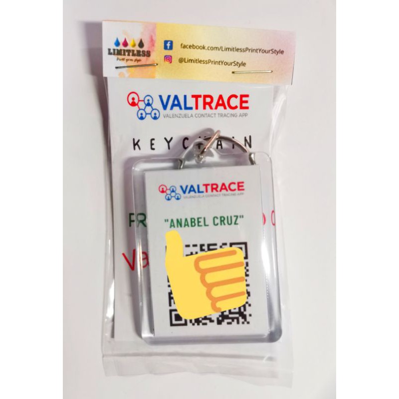MANDATRACK Pasig Pass Valtrace Antipolo Taytay QR code Keychain presyo ₱15