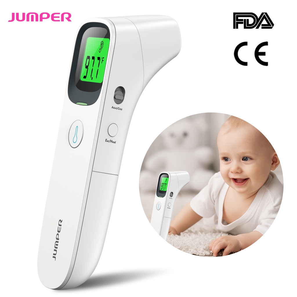 Non Contact Digital Infrared Thermometer Baby Body Fever Temperature ...