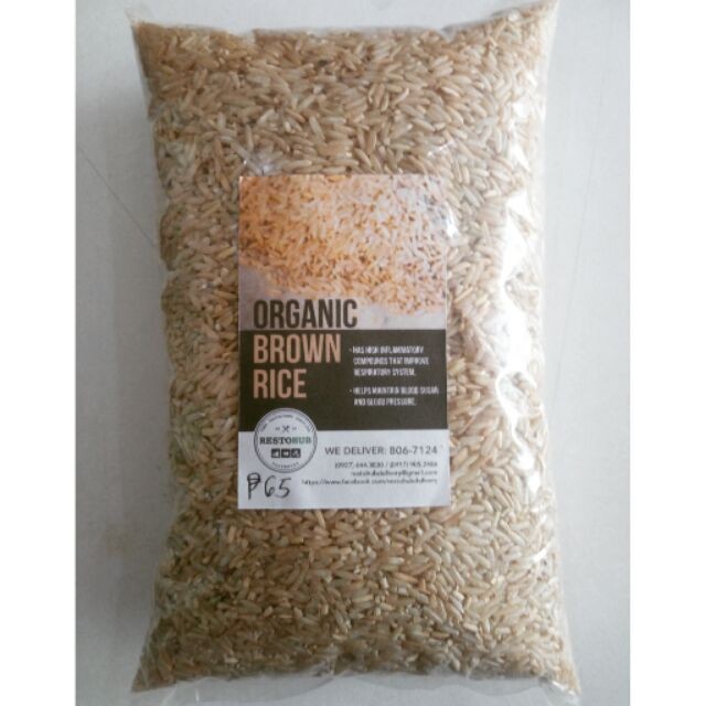 Restohub Organic Brown Rice (1kg) | Shopee Philippines