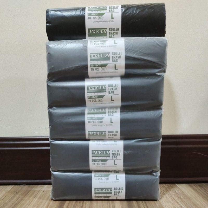Garbage Bag Large 1 pck / 10 rolls / 100 pcs | Shopee Philippines
