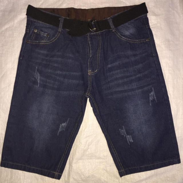 CC Fashion shorts mens short maong w/belt 556# | Shopee Philippines