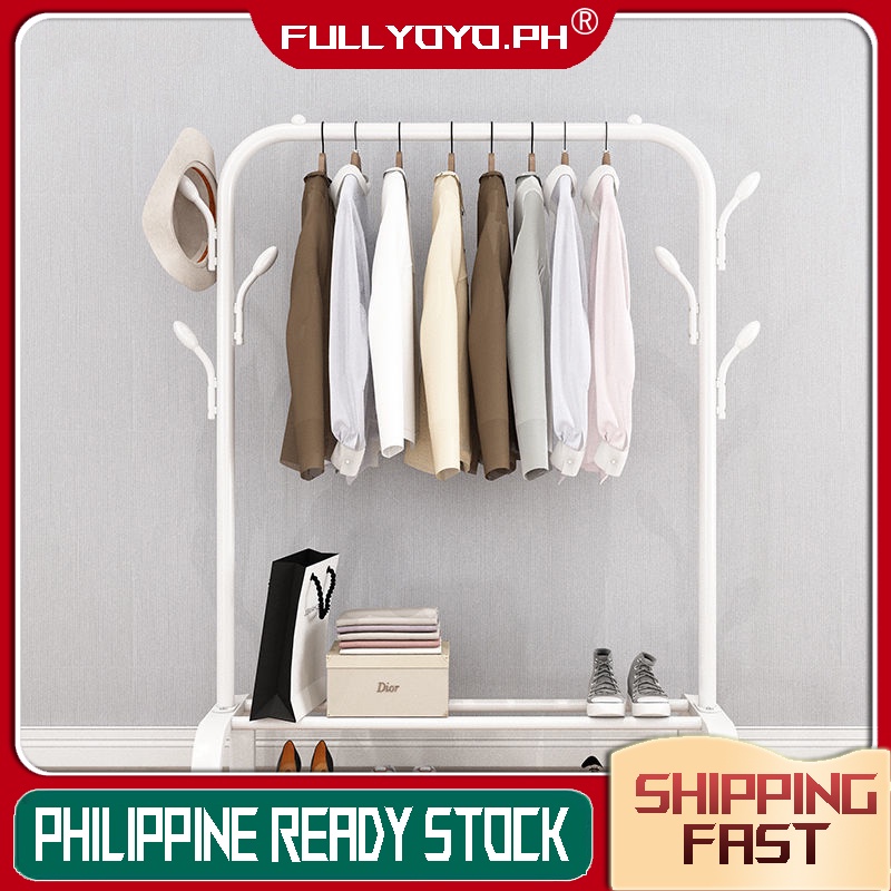 Floor-standing Drying Rack Bedroom Clothes Hanger Floor Drying Rack ...