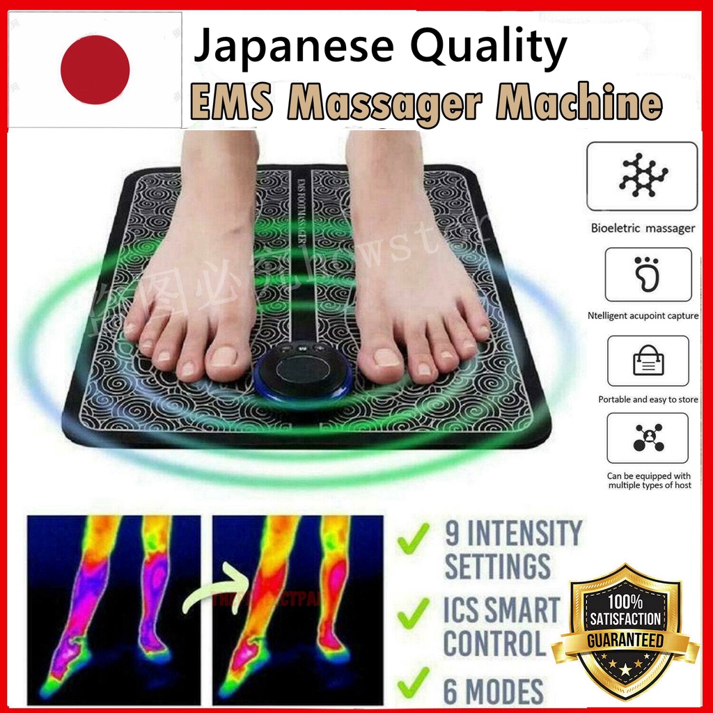 [24 hours delivery] Electric EMS Foot Massage Pad Feet Acupuncture ...