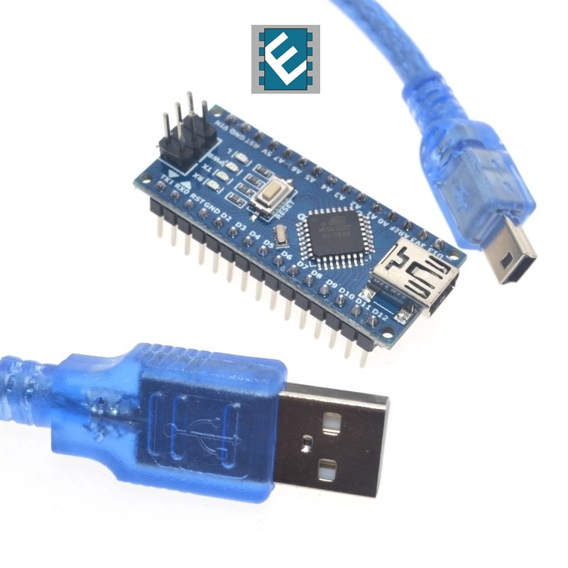 Arduino Nano original atmega 328p/pu chip ch340g driver free cable can ...