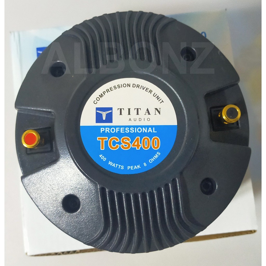 Titan Audio Tweeter TCS400 400watts Compression Driver Unit + capacitor ... Titan Audio Tweeter TCS400 400watts Compression Driver Unit + capacitor ...