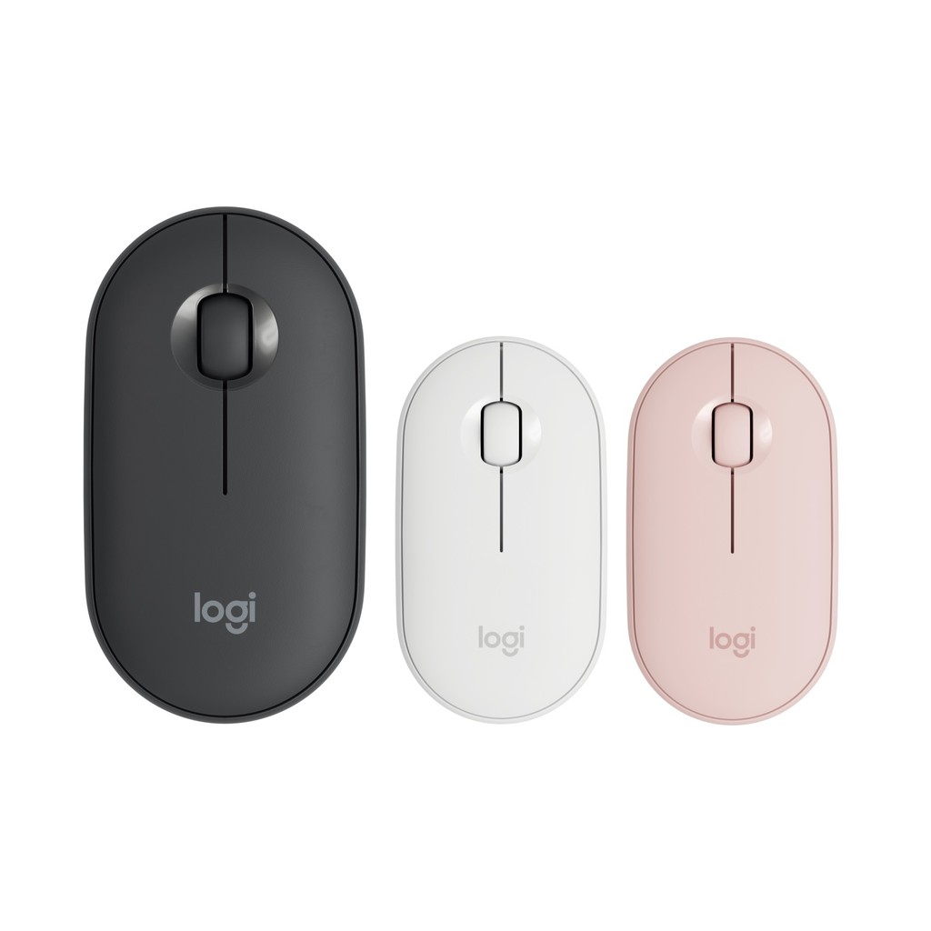Logitech M350 Minimalist. Modern. Silent Pebble Wireless Mouse | Shopee ...