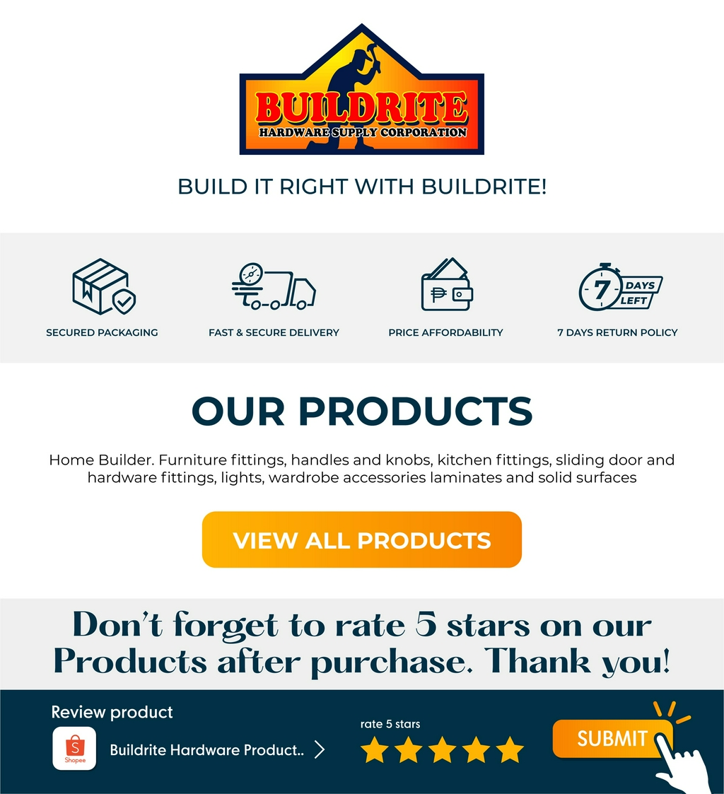 Buildrite Hardware Supply Corp, Online Shop | Shopee Philippines