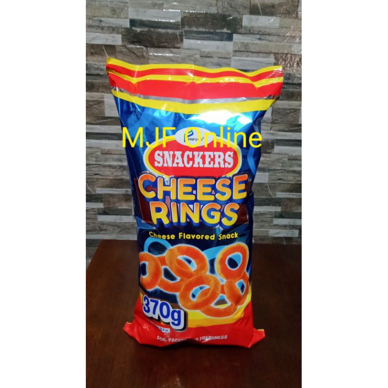 Snackers Cheese ring/ Cheesy Puffs 370g. | Shopee Philippines