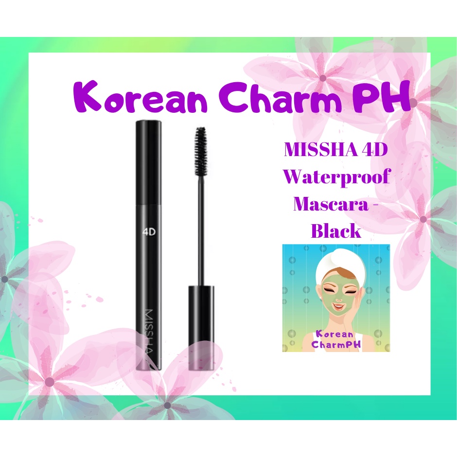MISSHA 4D Waterproof Mascara - Black | Shopee Philippines