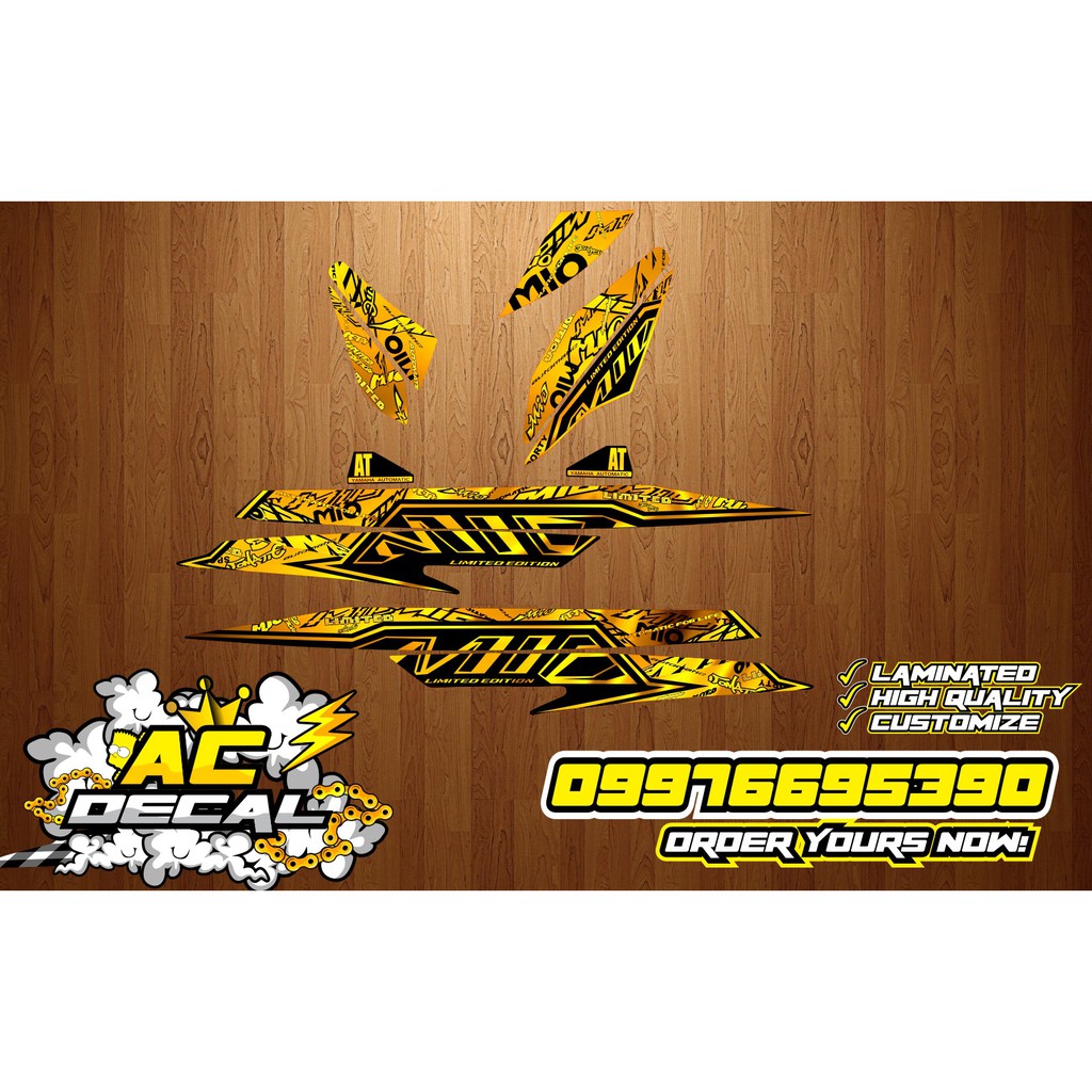 Mio Sporty/Soulty Limited Edition Decal | Shopee Philippines