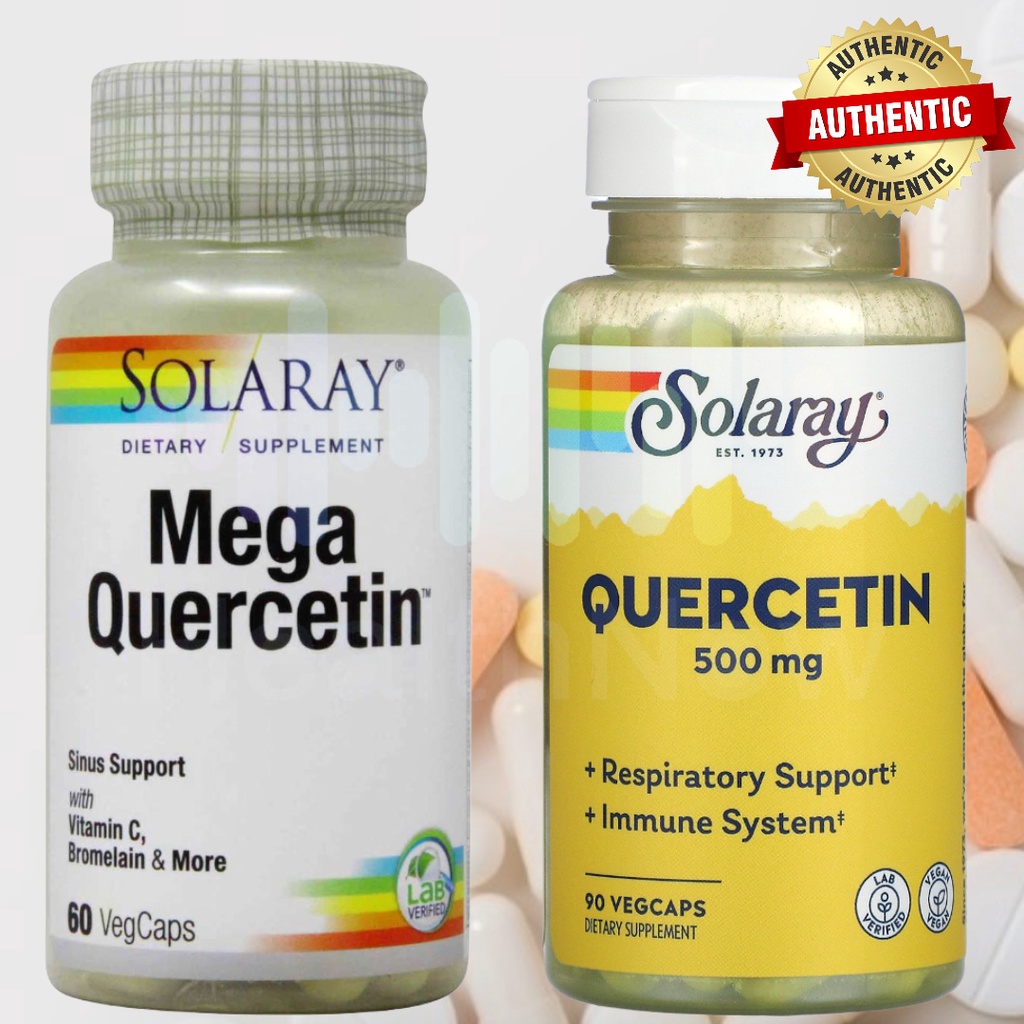 On Hand Quercetin Solaray 500 mg 90 Caps or Mega quercetin 60 Caps ...