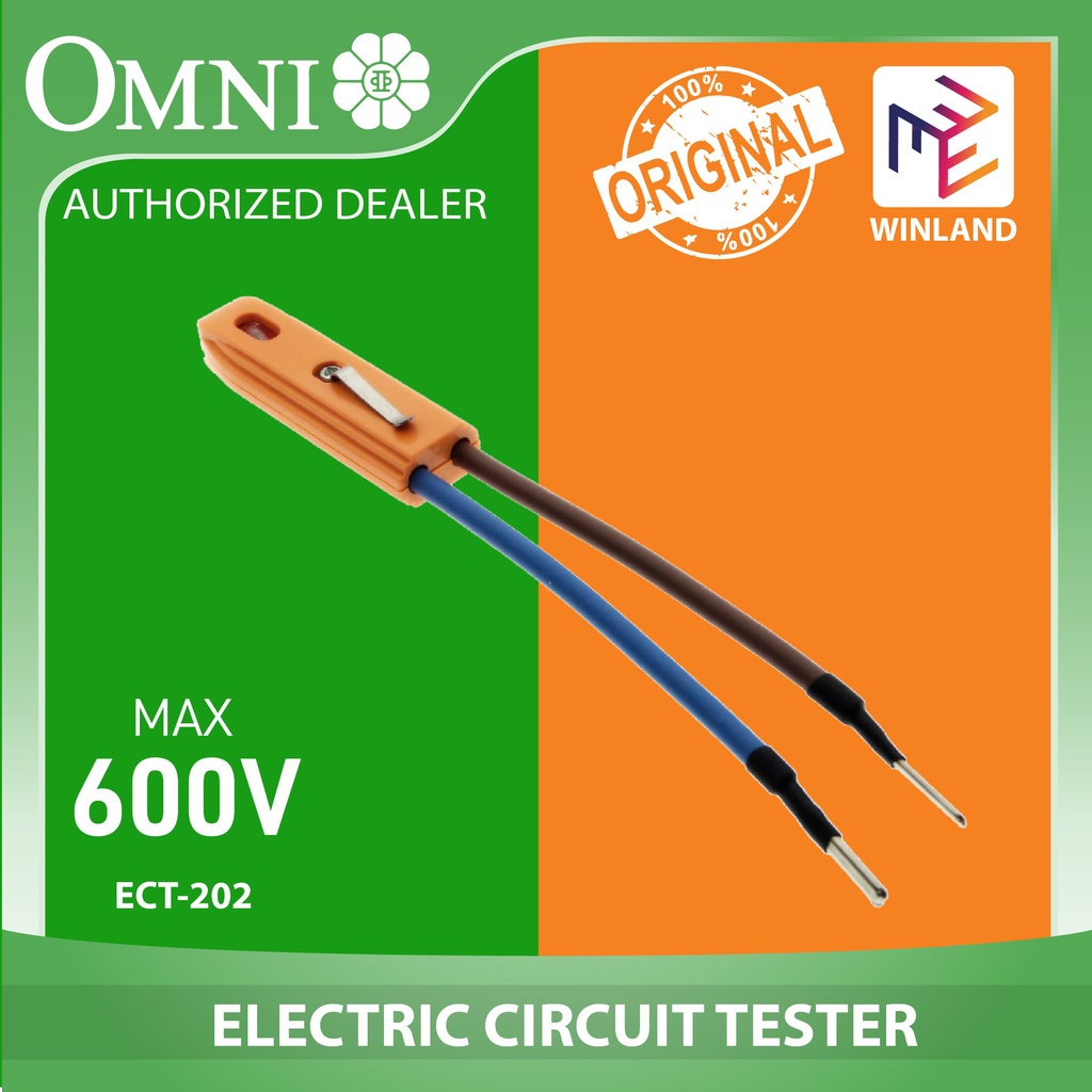 OMNI by Winland Electric Circuit Tester 20V-600V ECT-202/O | Shopee ...