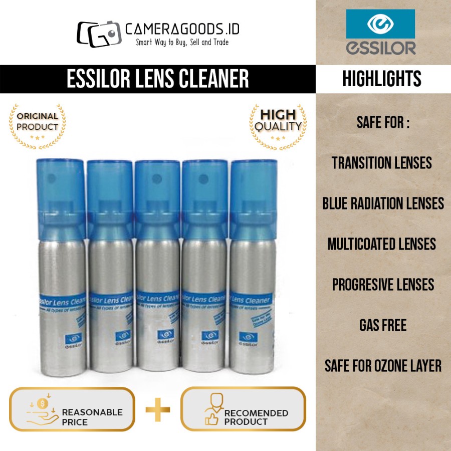 Essilor Eyeglass Lens Cleaner Spray | Lens Cleaning Liquid | Shopee ... Essilor Eyeglass Lens Cleaner Spray | Lens Cleaning Liquid | Shopee ...