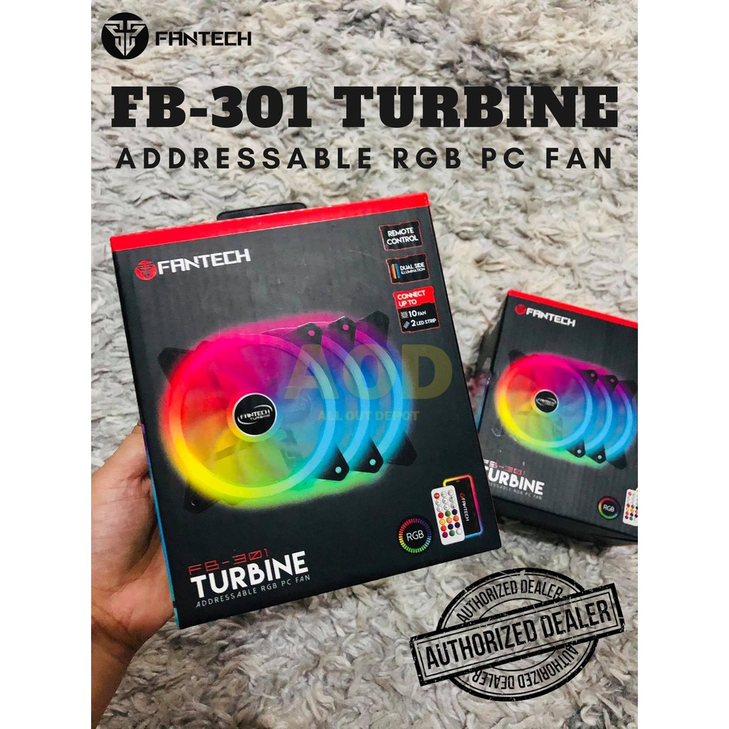 Fantech FB301 Turbine Addressable RGB PC Cooling Fan | Shopee Philippines