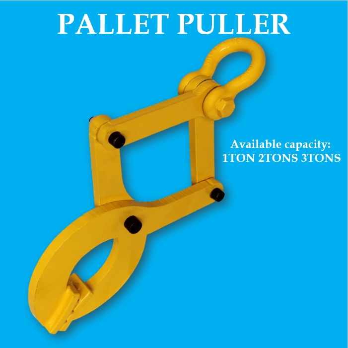 Red 1T 2T 3T Curved Heads Pallet Hook Puller Pallet Clamp Hoist Claw ...