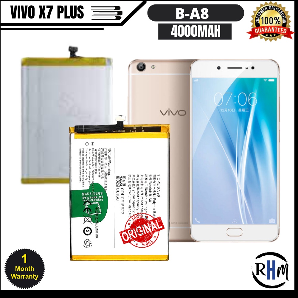 Vivo X7 Plus Battery, Model B-A8, Original High Quality Lithium-ion ...