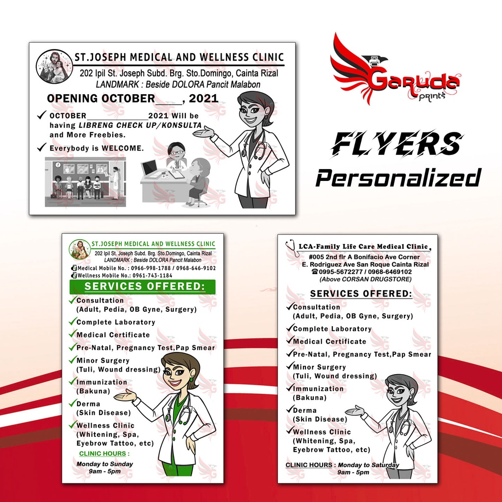 FLYERS FOR YOUR BUSINESS Personalized | Shopee Philippines