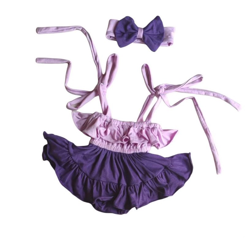 Disney Rafunzel and tangled OOTD romper dress for infant | Shopee ...