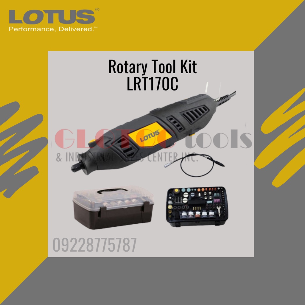 LOTUS ROTARY TOOL KIT w/ ACCESSORIES (LRT170C) | Shopee Philippines