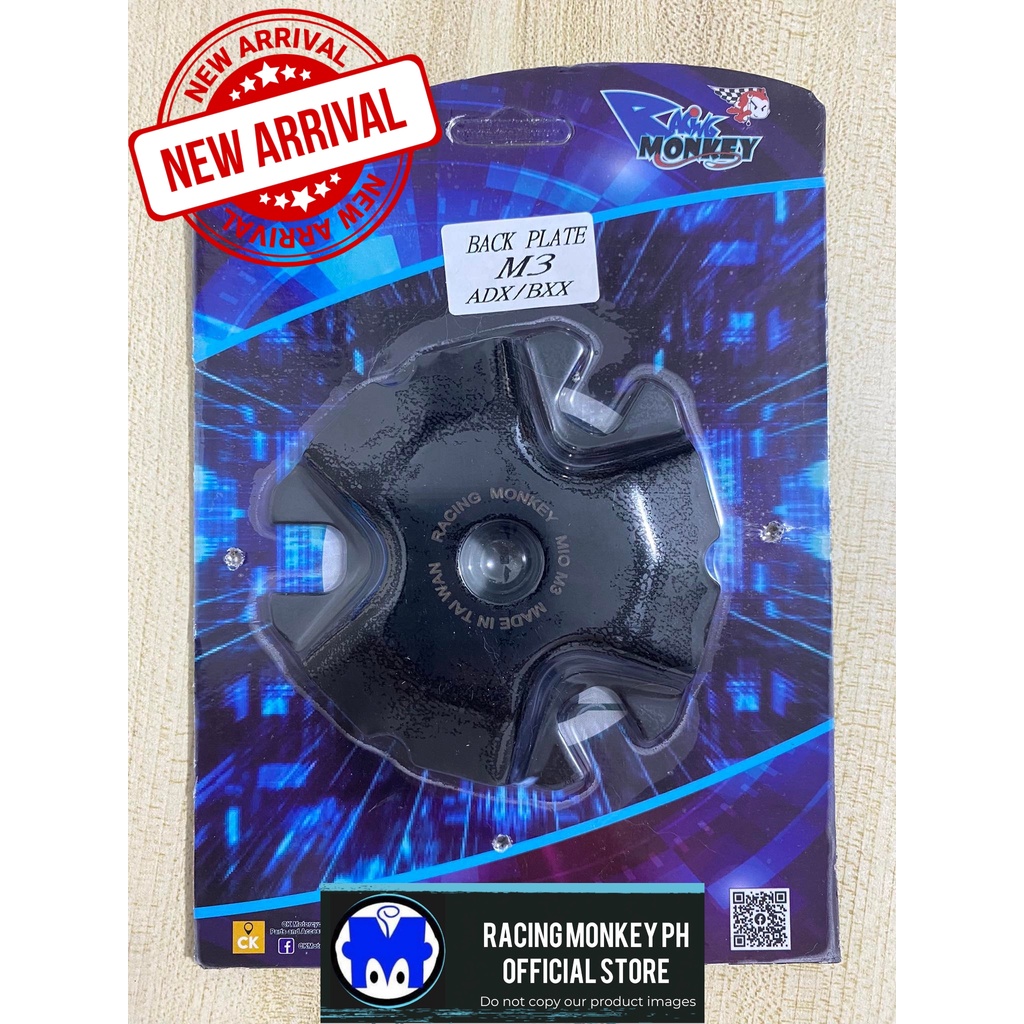 Pulley Back Plate (M3/Mio i 125/Soul i 125) Racing Monkey | Shopee ...