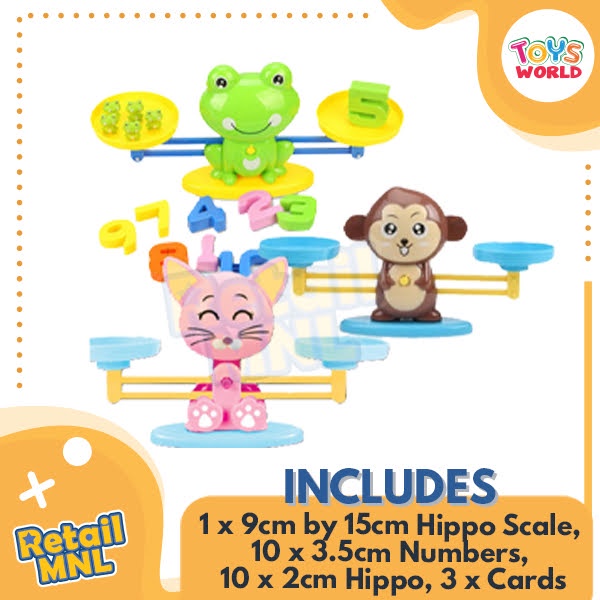 Retailmnl Math Match Game Monkey Match Balancing Scale Number Balance ...