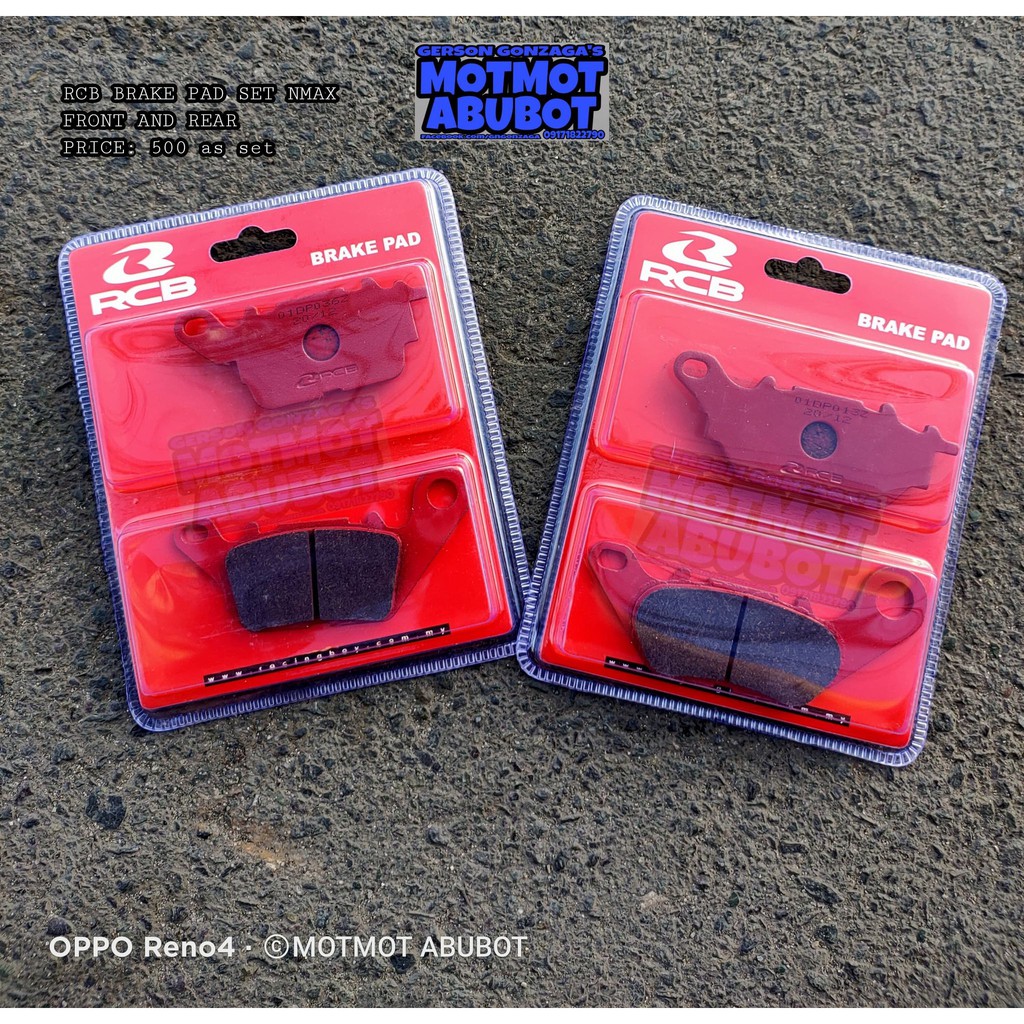 RCB BRAKE PAD NMAX V1 V2 | Shopee Philippines