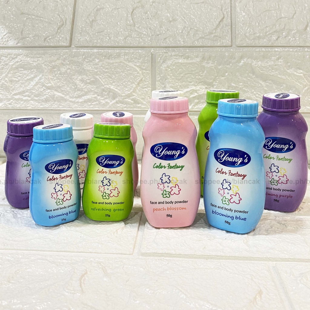 YOUNGS BODY AND FACE POWDER 25G 50G (BEAUTY SECTION) | Shopee Philippines