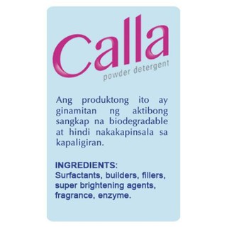 Calla Detergent Powder Rose Garden 1.6kg | Shopee Philippines