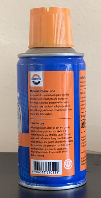 Mototek Chain Lube 120mL | Shopee Philippines
