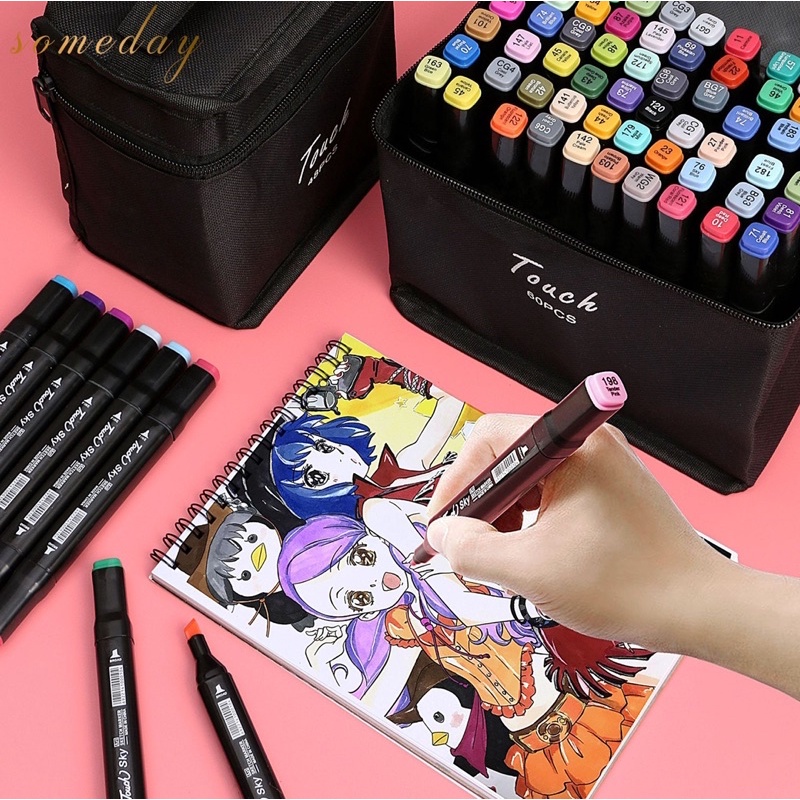 Alcohol markers calligraphy pen set Painting marker pen set alcohol pen ...