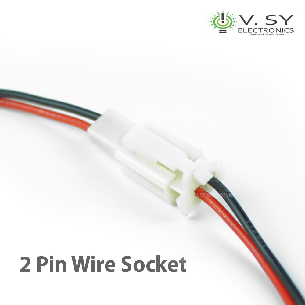2 Pin Male Female 30CM Car Motorcycle Wire Socket Wire Connector Plug ...