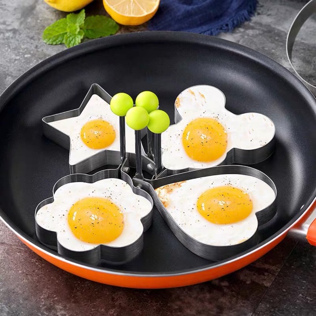 Stainless Steel Omelet Creative Poached Egg Mold KItchen Tool | Shopee ...