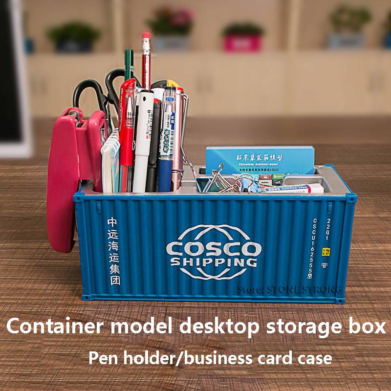 Pen Container Multi-functional Desktop stationery Plastic Creative ...