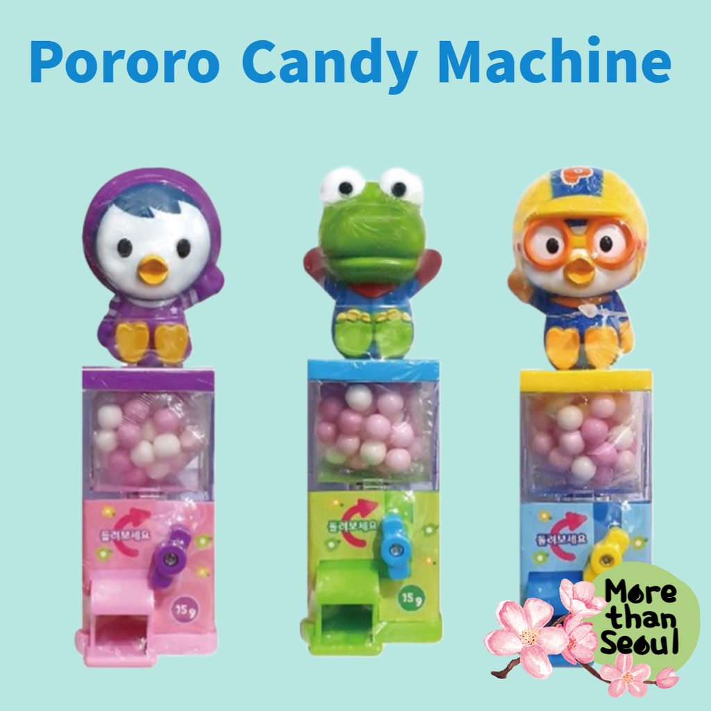 korean food korean snack Pororo Candy Machine pororo, crong, patty ...