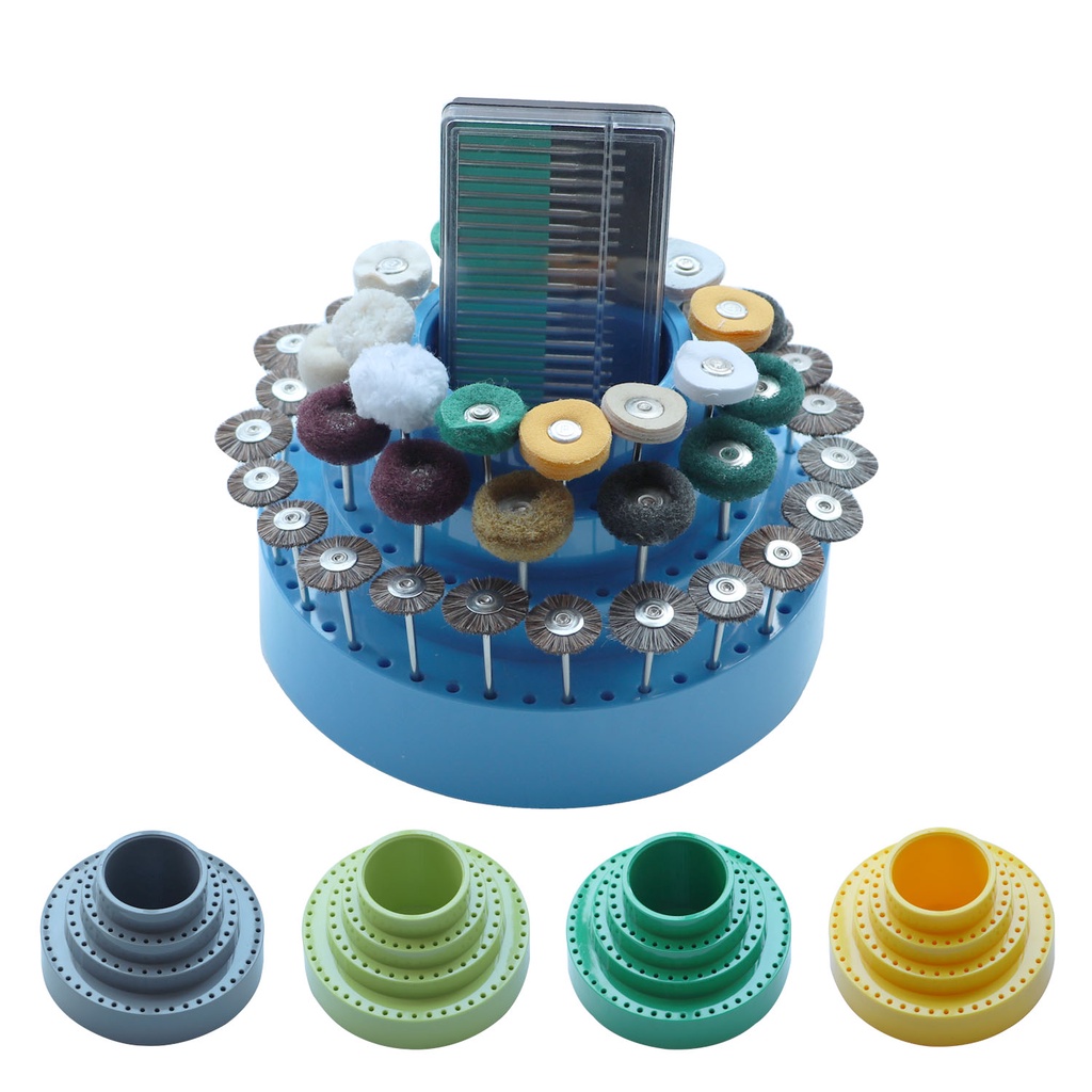 Professional Rotating Round Shape Drill Bit Storage Case Three Layers ...