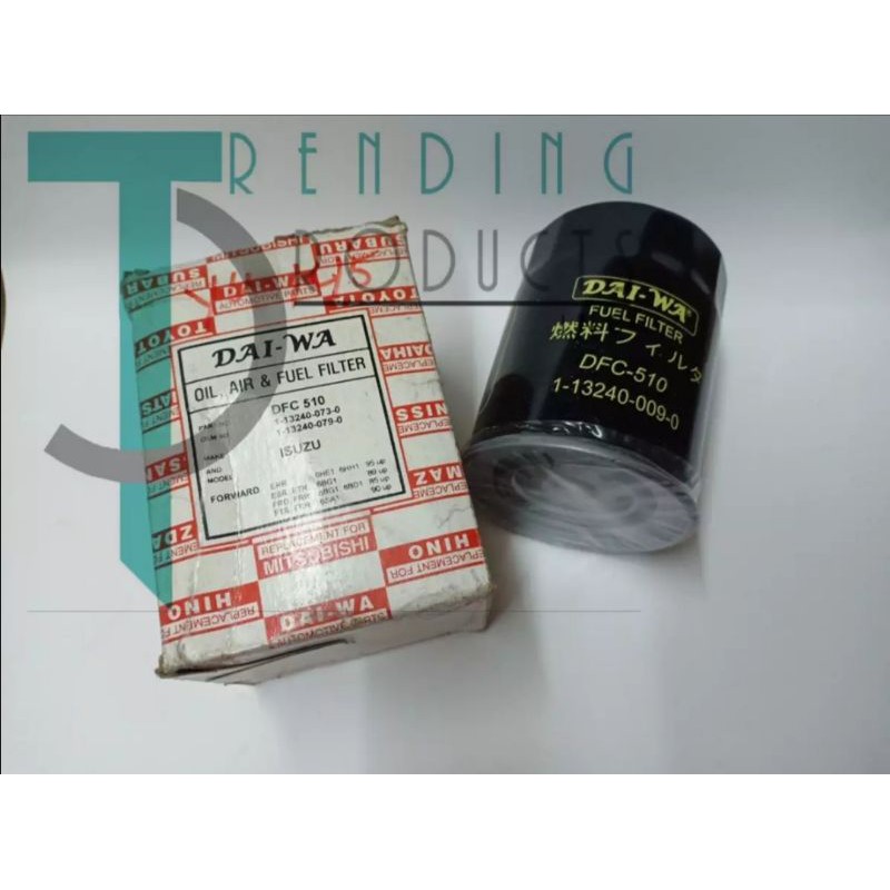 DAIWA Fuel Filter DFC-510 for Isuzu Forward 6BG1, 6BD1, 6SA1 | Shopee ...
