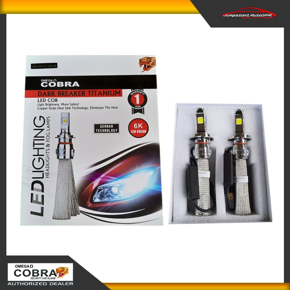 Cobra H1 Led Headlight Bulb | Shopee Philippines