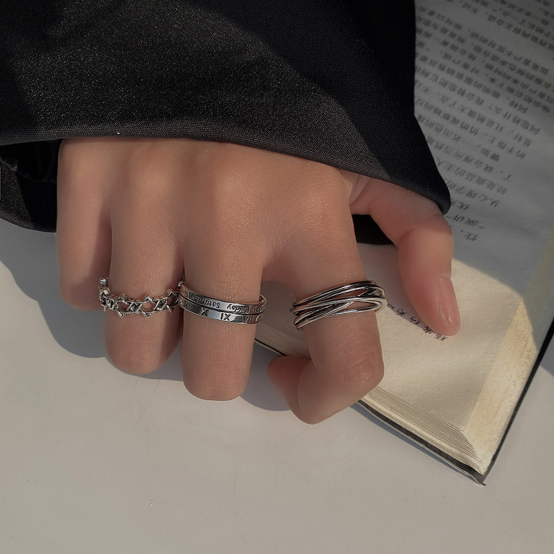 3 pcs Rings hiphop men and women | Shopee Philippines