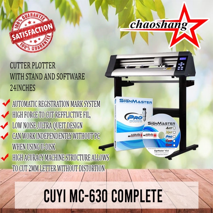 HEAVY DUTY CUYI MC630 CUTTER PLOTTER MACHINE 24 INCHES | Shopee Philippines