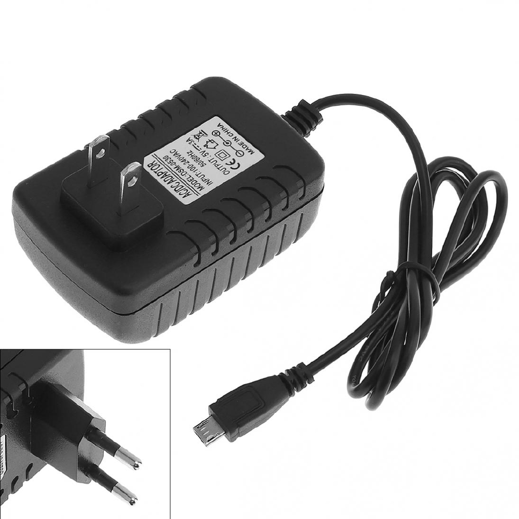 5V 3A Power Adapter Micro USB AC /DC Adaptor for Raspberry | Shopee ...