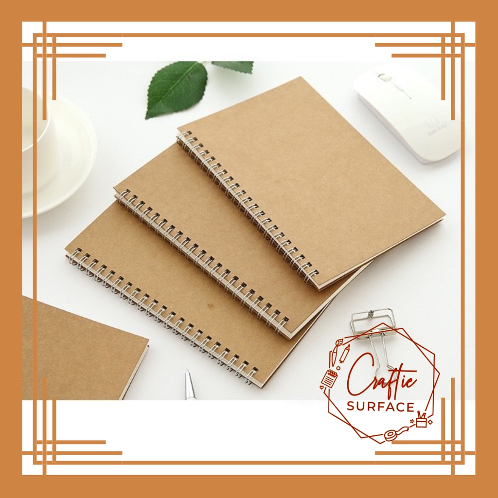 Planner pages Kraft Spiral Notebook | Shopee Philippines