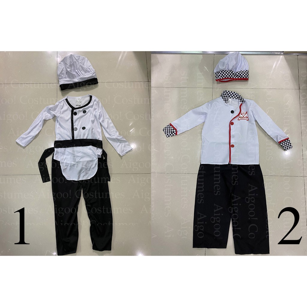 Career Occupation Chef Costume for Kids Unisex | Shopee Philippines